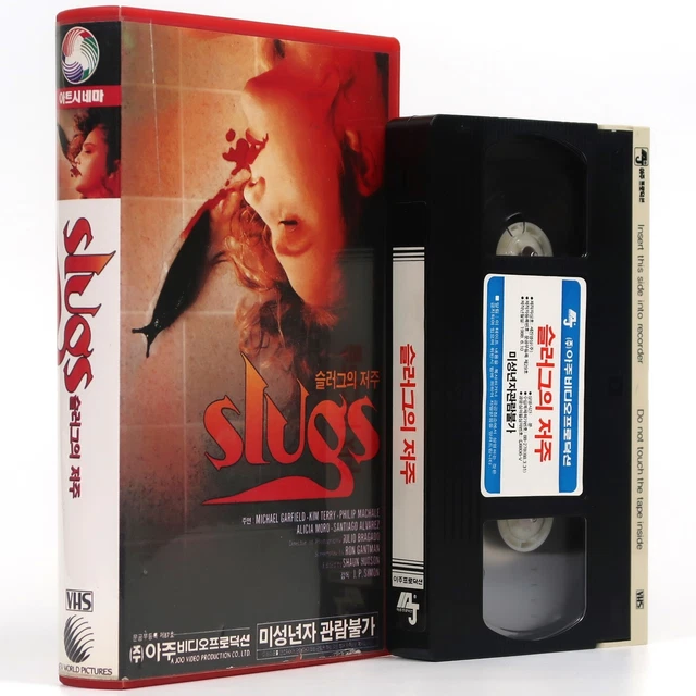 SLUGS (1988) KOREAN VHS Rental [NTSC] Korea Horror Cult Spain £65.82 - PicClick UK