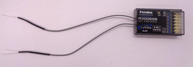FUTABA R3006SB 6 CHANNEL RECEIVER T-FHSS (S-Bus) (HV) 2.4GHz excellent ...