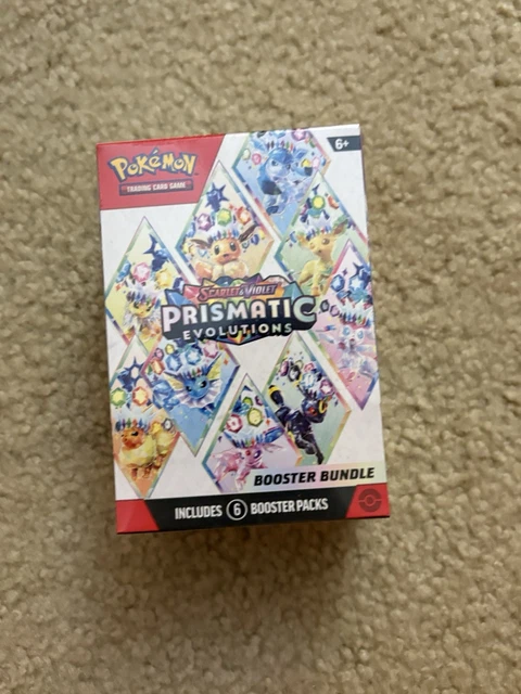 POKÉMON TCG SCARLET & Violet Prismatic Evolutions Booster Bundle ...