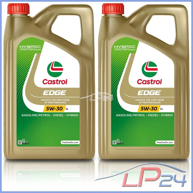 BOSCH FILTRE À Huile+10L Castrol Edge Fst 5W-30 Ll Pour Audi A4 B8 2.7 ...