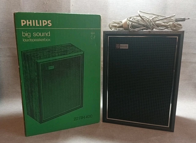 PHILIPS 22 RH 400 Loudspeakerbox Big Sound High Fidelity 1970s Vintage ...