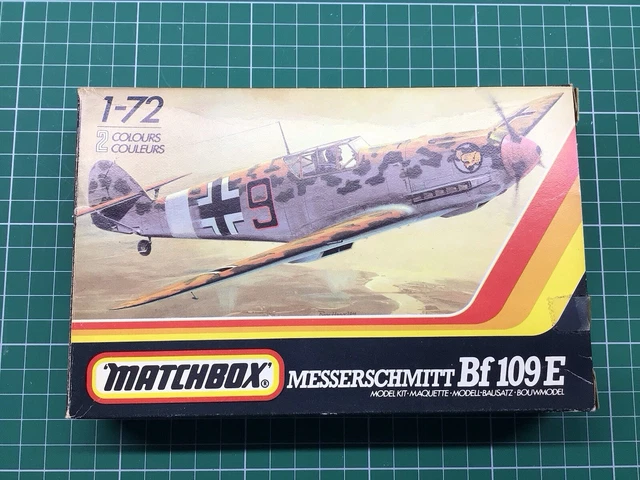 MATCHBOX MESSERSCHMITT BF109E Model Kit In 1/72 Scale £6.75 - PicClick UK