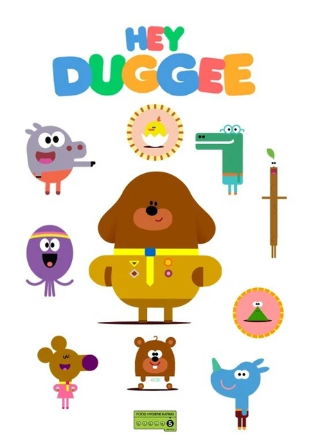 HEY DUGGEE CAKE Topper Bundle. Premium Edible Icing £5.00 - PicClick UK