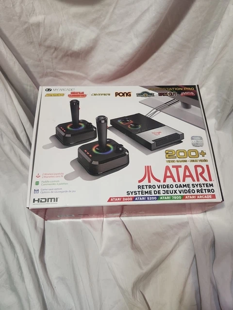 MY ARCADE ATARI Gamestation Pro Retro Video Game System with 200+ Games ...