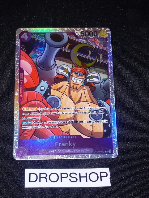 ONE PIECE CARD GAME HOLO CARTE FRANCAISE Franky OP09-072 SR FR JCG MINT EUR 3,90 - PicClick FR