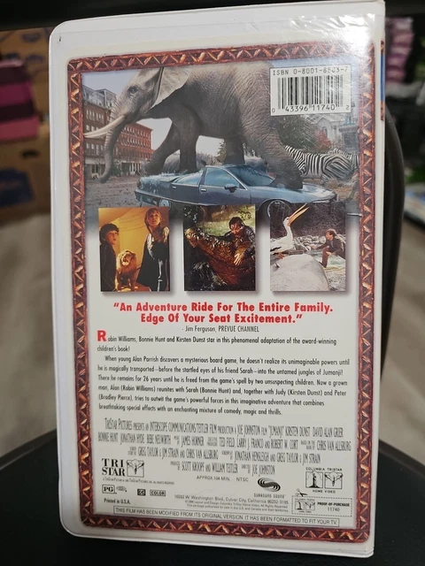 JUMANJI (VHS, 1996, Closed Captioned Clam Shell Case) £0.75 - PicClick UK
