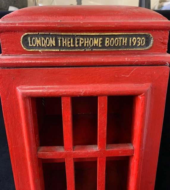 1930 LONDON TELEPHONE Booth Replica Red Model Collectable - #1008 £44. ...