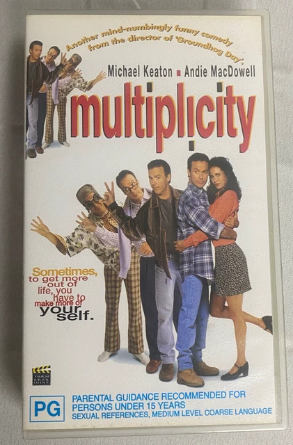 MULTIPLICITY [VHS] COMEDY with Michael Keaton & Andie MacDowell £11.32 ...