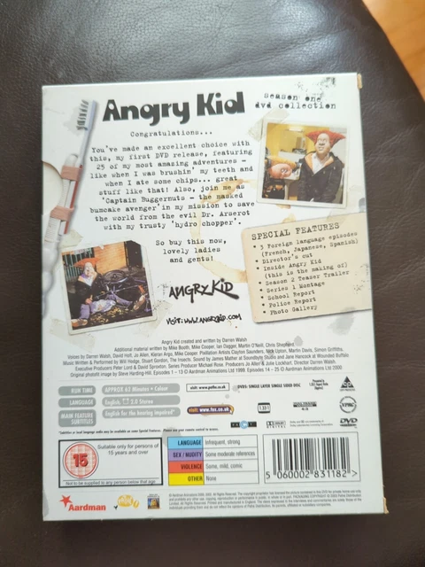 ANGRY KID SEASON 1 DVD Collection £0.99 - PicClick UK