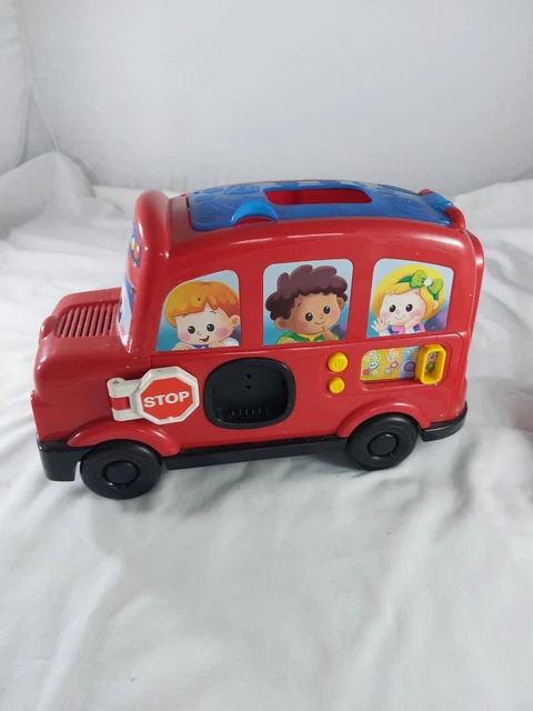VTECH ALPHABET LEARNING Bus interattivo completo 10 numeri e 26 lettere ...