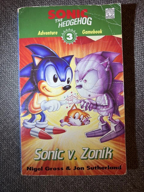 SONIC THE HEDGEHOG adventure Game Book 3 Sonic VS Zonik £7.00 - PicClick UK