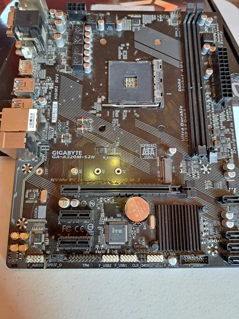 GIGABYTE GA-A320-S2H REV. 1.1 Motherboard £16.32 - PicClick UK