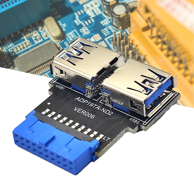 ADAPTER CONVERTER PLUG Play Connector 19pin/20pin to Usb3.0 Adapter ...