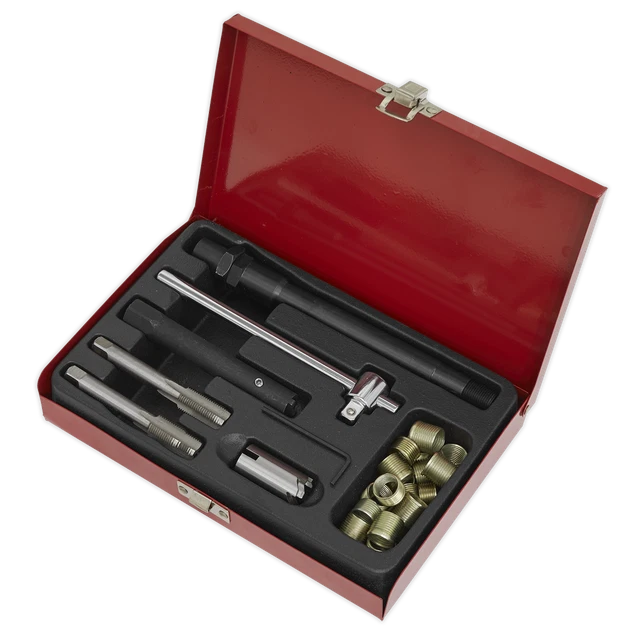SEALEY SPARK PLUG Thread Repair Kit With Set Of Plug Inserts Time ...