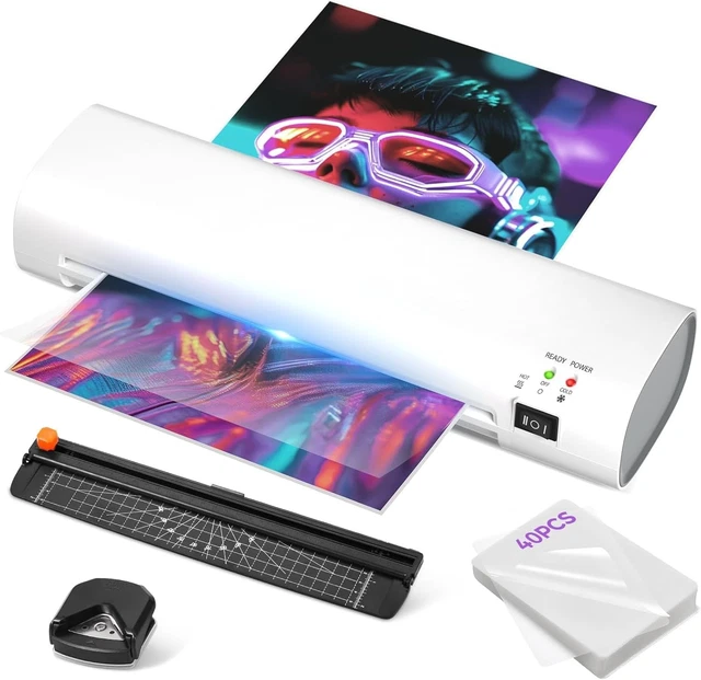 9 INCH LAMINATOR Machine with Never Jam Technology, 40 Laminating ...