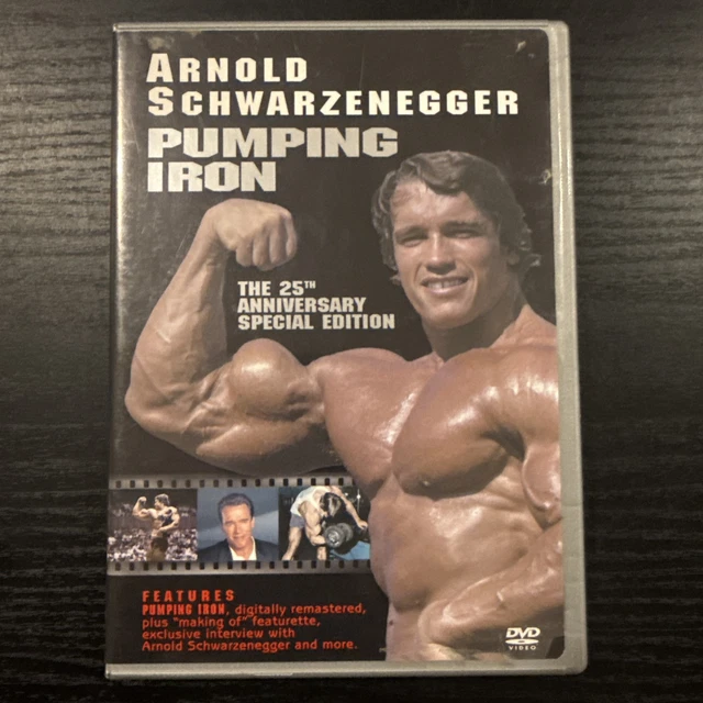 PUMPING IRON (DVD 1977) Documentary Arnold Schwarzenegger Region 4 VGC ...