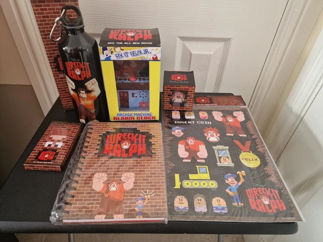 DISNEY WRECK IT Ralph Fix It Felix Jr. Arcade Machine Alarm Clock ...