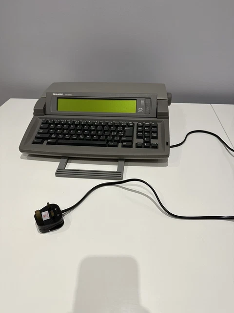SHARP FONT WRITER FW-560S Word Processor with Demo Disc £29.99 ...