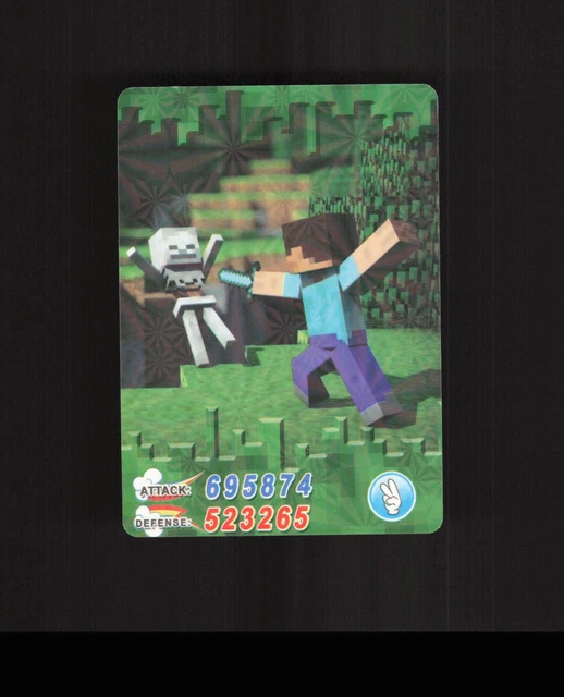 MINECRAFT CARD MINECRAFT Trading Card Minecraft Movie Minecraft Video ...