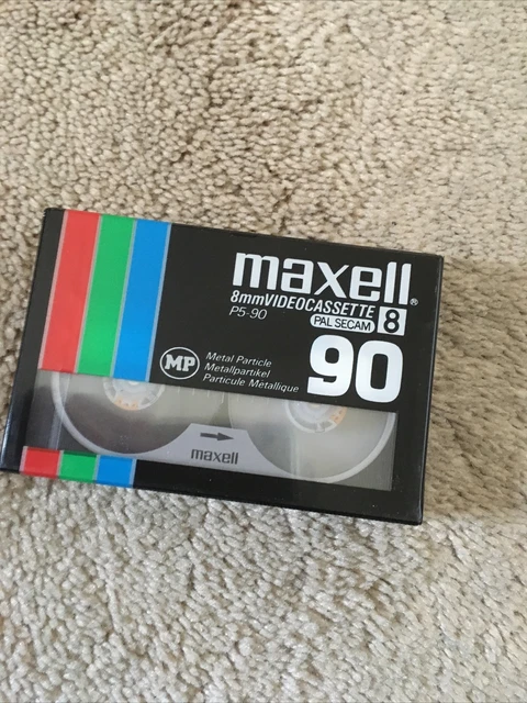 MAXELL 8MM VIDEO Cassette 8 - P5-90 Camcorder Tape - New\Sealed 90mins 8mm £1.99 - PicClick UK