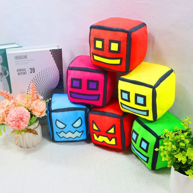 ABLE GEOMETRY DASH Plush Toy With Unique Characters And Soft Pp Cotton ...