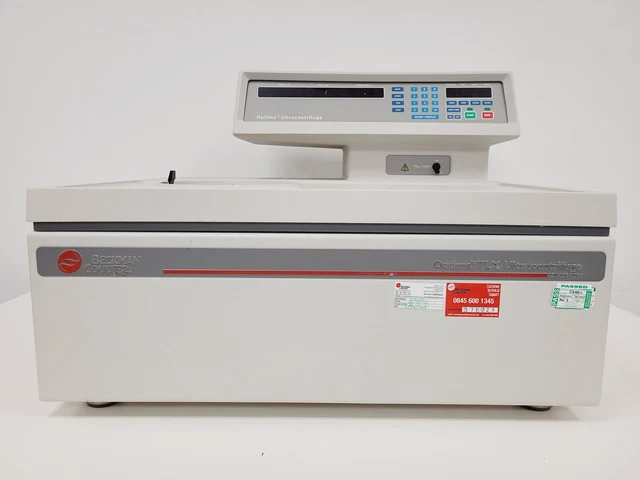 BECKMAN COULTER OPTIMA Tlx Ultracentrifugeuse 120,000rpm Labo Rechange ...