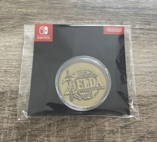 THE LEGEND OF Zelda Tears of the Kingdom Collector Coin Golden Nintendo ...