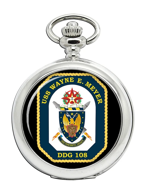 USS WAYNE E. Meyer (DDG-108) Pocket Watch EUR 54,00 - PicClick FR