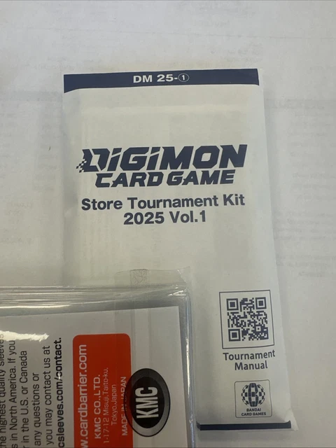 DIGIMON CARD GAME STORE TOURNAMENT KIT 2025 Vol 1 - NEW & SEALED ...