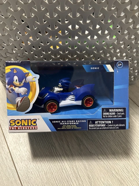 SONIC TRANSFORMED ALL-STARS Racing Action: Sonic Hedgehog Pull Back Car ...