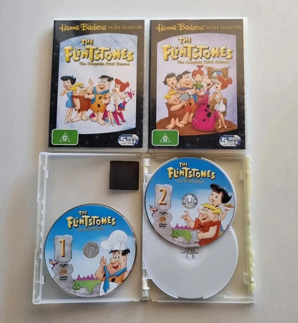THE FLINTSTONES SEASONS 1 2 3 DVD Golden Collection Season 2 Discs Only ...