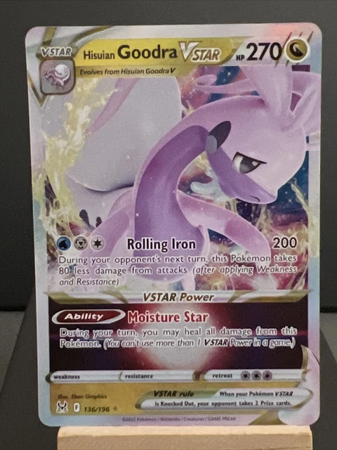 POKEMON CARD HISUIAN Goodra VSTAR 136/196 Lost Origin Near Mint EUR 7 ...