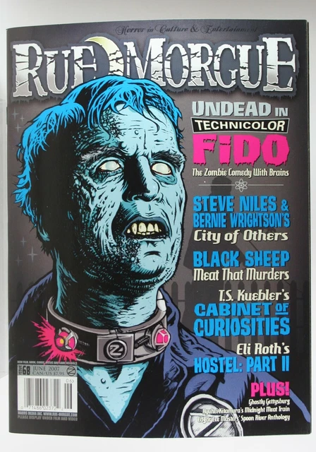 FIDO BLACK SHEEP Eli Roth City of Others Zombie RUE MORGUE #68 JUNE ...