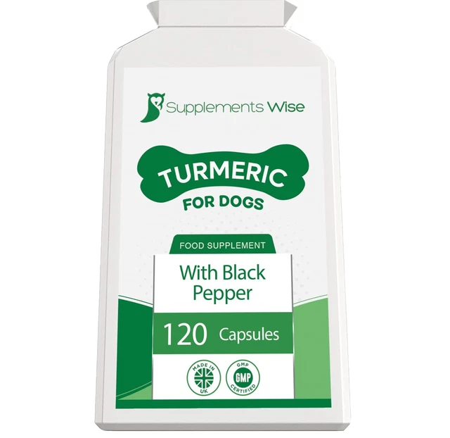 TURMERIC FOR DOGS Dog Joint Supplements Curcumin Turmeric with Black ...