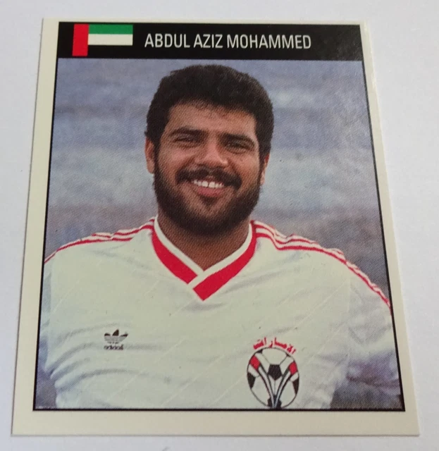 ORBIS ITALIA '90 Italy 1990 World Cup Sticker Abdul Aziz Mohammed 459 ...