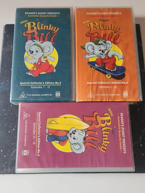 BLINKY BILL BUNDLE Vhs Tapes Special Collectors Edition No.2 $39.90 ...
