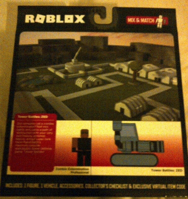 ROBLOX TOWER BATTLES Zed Vehicle with Figure Exclusive Virtual Item Mix ...