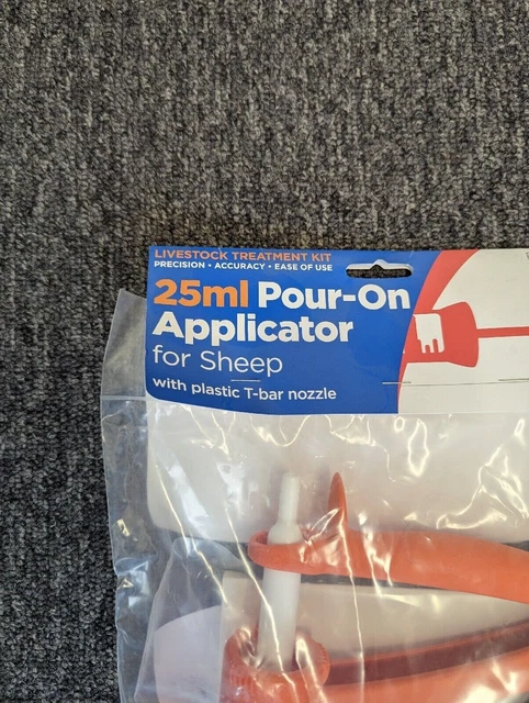 ZOETIS SHEEP POUR-ON Applicator - 25ml - Livestock Equipment- Brand New ...
