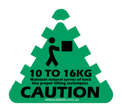 WEIGHT WARNING LABELS/STICKERS for Cartons/Freight 40kg+ Workplace ...