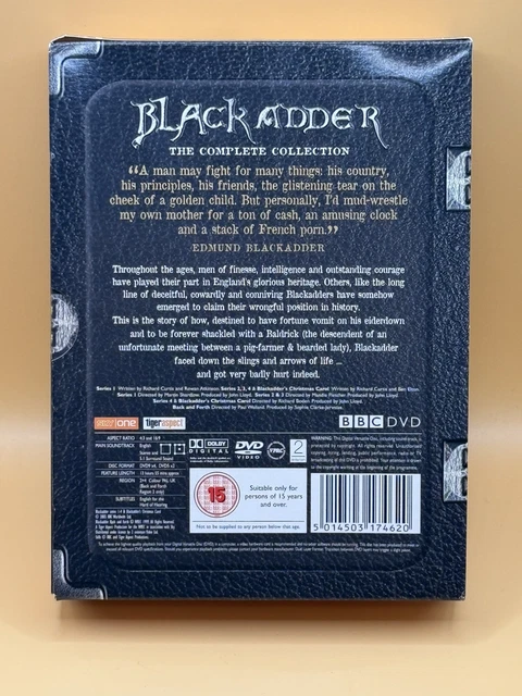 BLACK ADDER COMPLETE Collection 6 Disc DVD Box Set Limited Edition Free ...