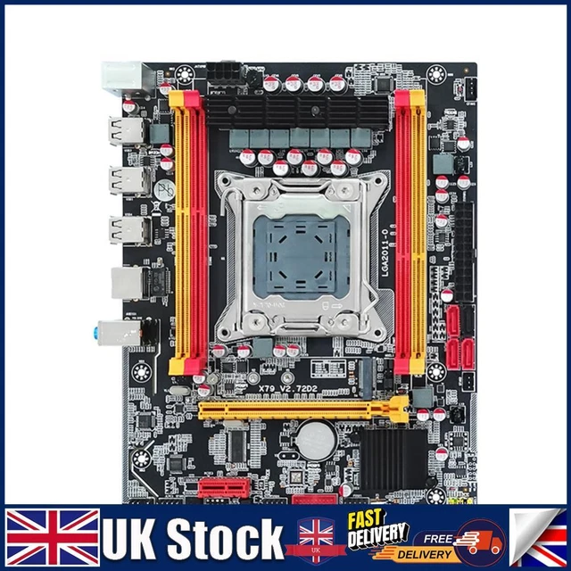 X79 MAINBOARD NVME M.2 SSD LGA 2011 Desktop Mainboard PCI-E 16X 12*USB ...