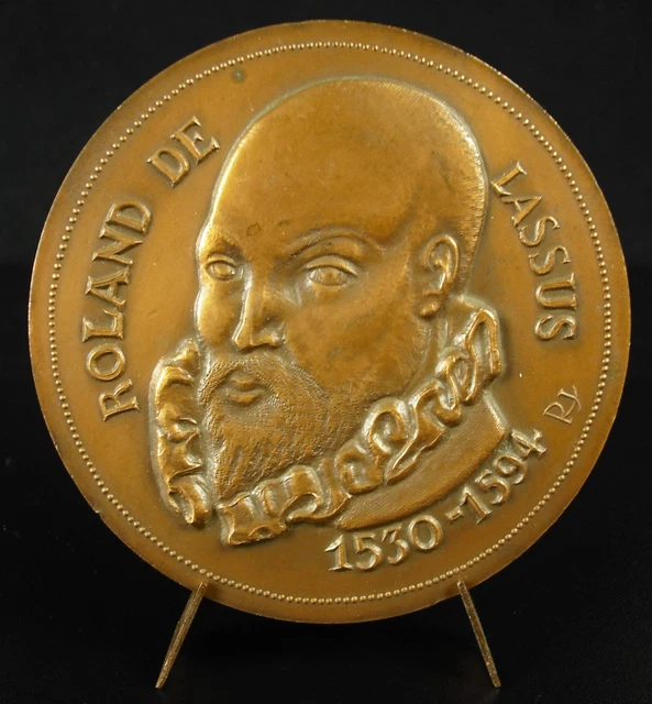 MÉDAILLE ROLAND DE Lassus Orlando di Lasso compositeur music composer ...