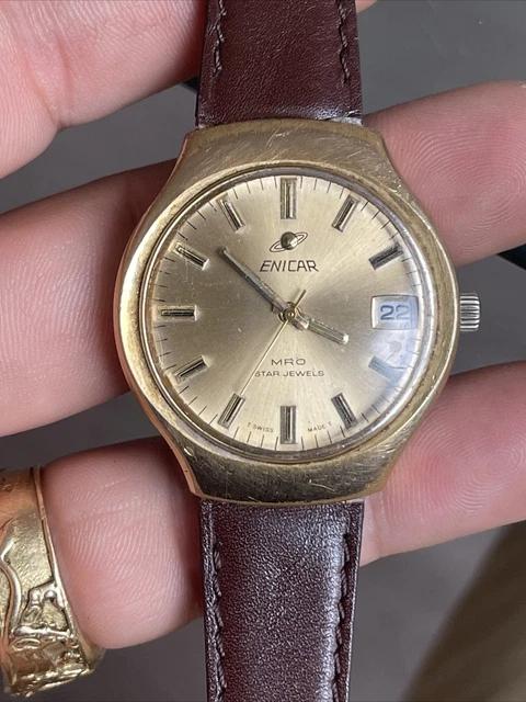 MONTRE ENICAR MRO STAR JEWELS 160-54-17 ENICAR CALIBRE AR 161 ref ...