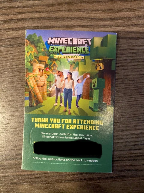 MINECRAFT EXPERIENCE VILLAGER Rescue Event Digital Cape Code LONDON ...