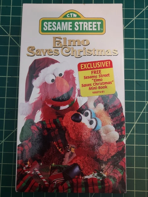 VHS SESAME STREET - Elmo Saves Christmas (VHS, 1996) TESTED $12.17 ...