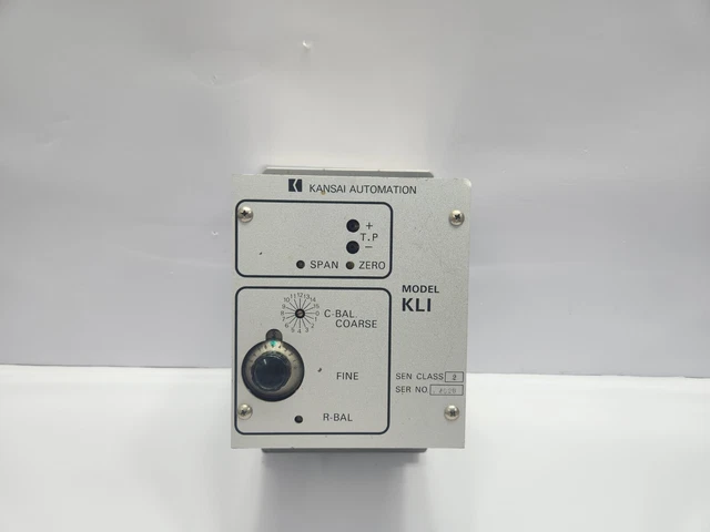 KANSAI AUTOMATION KLI Capacitance Level Indicator Amplifier Unit £265. ...