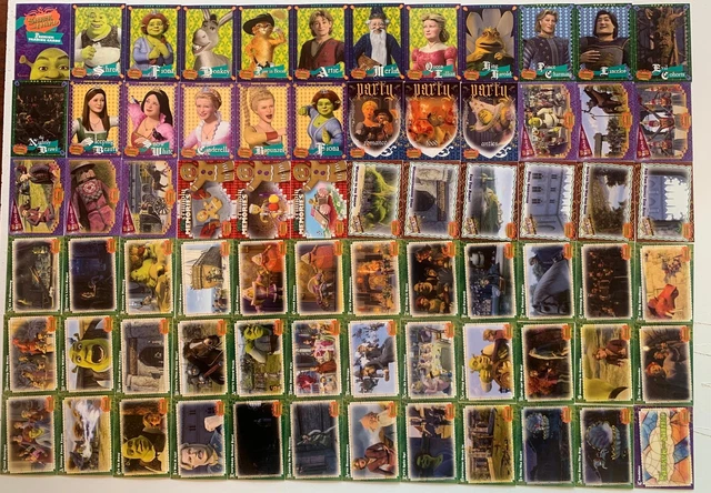 2007 SHREK THE Third Base Card Set 3rd 72 Cards Inkworks £17.78 ...