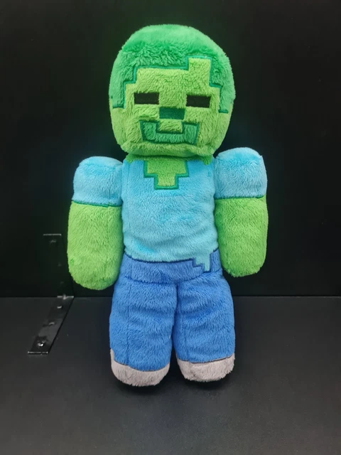 MOJANG OFFICIAL JINX 2016 Minecraft Zombie Steve 13” Collectible Plush ...