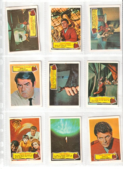 LAND OF THE GIANTS Full Set A&bc Gum Cards HIGH GRADE (1969 )#1-55 Tv ...