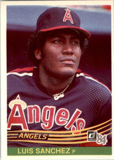 1984 DONRUSS LUIS Sanchez Angels California #597 EUR 1,97 - PicClick FR